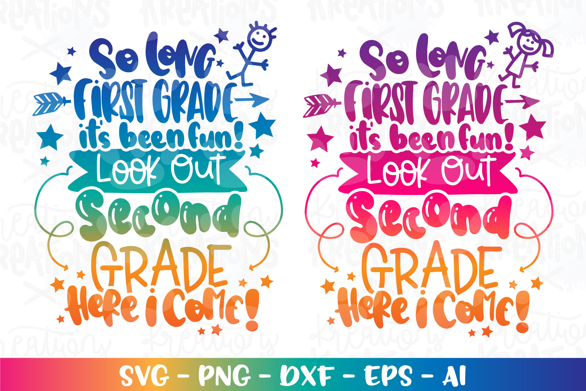 Graduation Svg so Long 1st Grade It's Been Fun, Look Out 2nd Grade Here ...