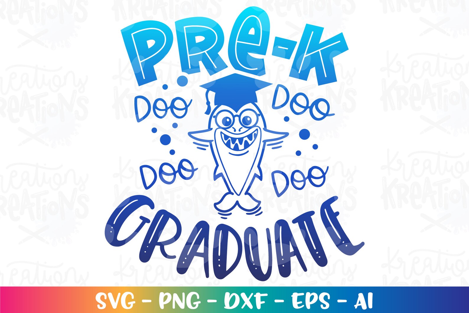 PRE-K Graduate Svg Graduate Shark Svg Graduation Shark Cute - Etsy