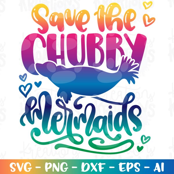 Chubby Mermaid - Etsy