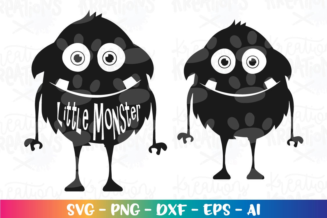Monster SVG Cute SVG Little Monster Svg Print Iron on Baby Svg - Etsy ...