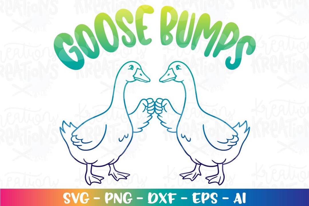 Goose Bumps Svg Funny Pun Fist Bump Kids Funny Puns Quote Print Iron on ...