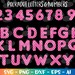 Polka Dot SVG Font Alphabet SVG / Letters Numbers SVG Cut Cuttable ...