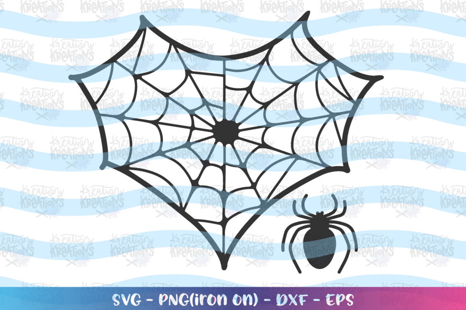Halloween svg Spider Web Heart shape with spider svg Hand | Etsy