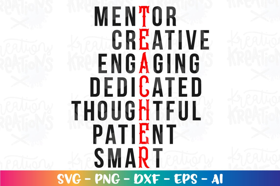 Teacherlife Svg Teacher SVG Mentor Teacher Quotes Svg Teacher - Etsy