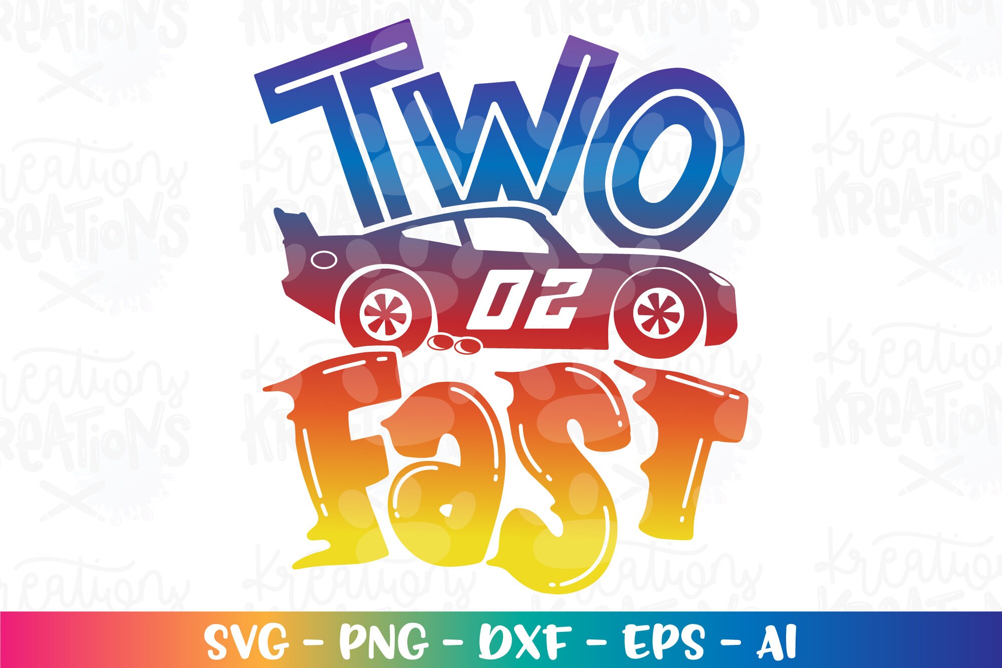 Birthday Svg Two Fast 2 Curious Pit Race Car Theme Birthday - Etsy