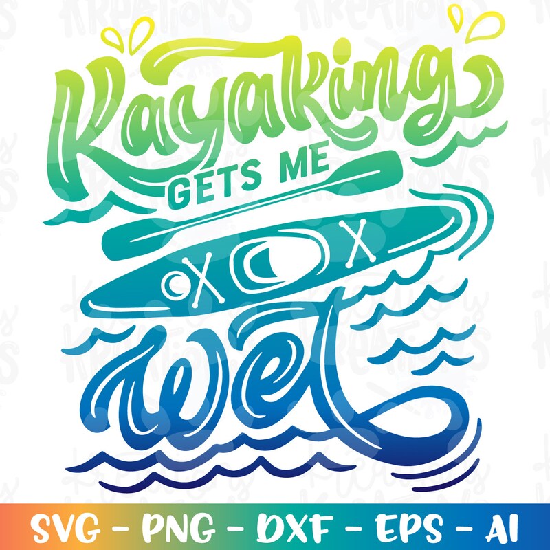 Kayak Svg - Etsy