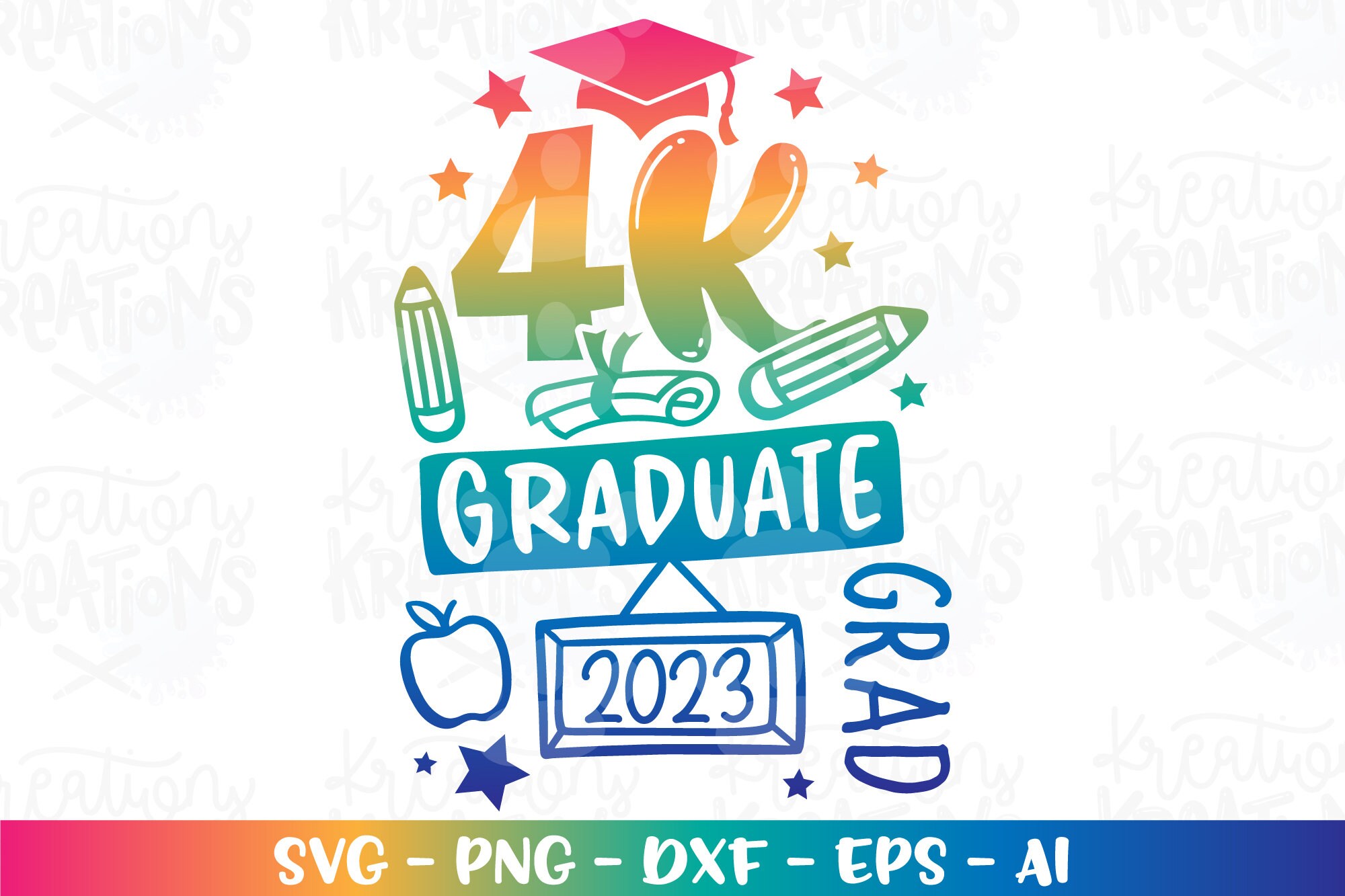 4K Grad Graduate SVG 4K School 2023 Graduation Grad Print Iron - Etsy