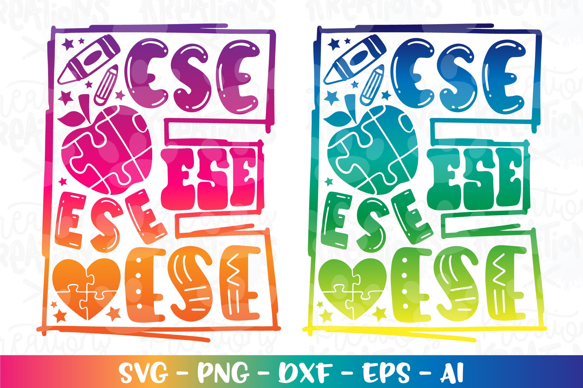 Back to School Svg Exceptional Student Education ESE Education - Etsy