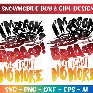 Snowmobile Bundle Svg Clipart Snow Mobile Girl Boy Winter Svg Christmas ...