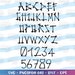 Happy Camper Svg Alphabet Camper Letters Camper Alphabet Font ...