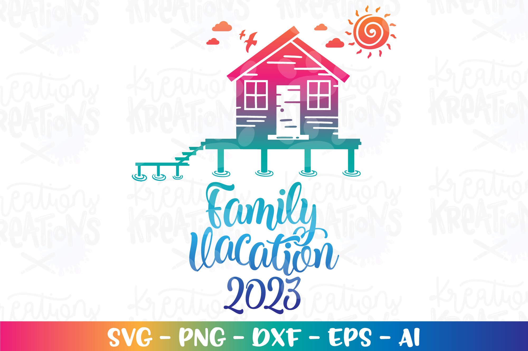 Family Vacation Beach House Svg Family Vacation House Svg - Etsy