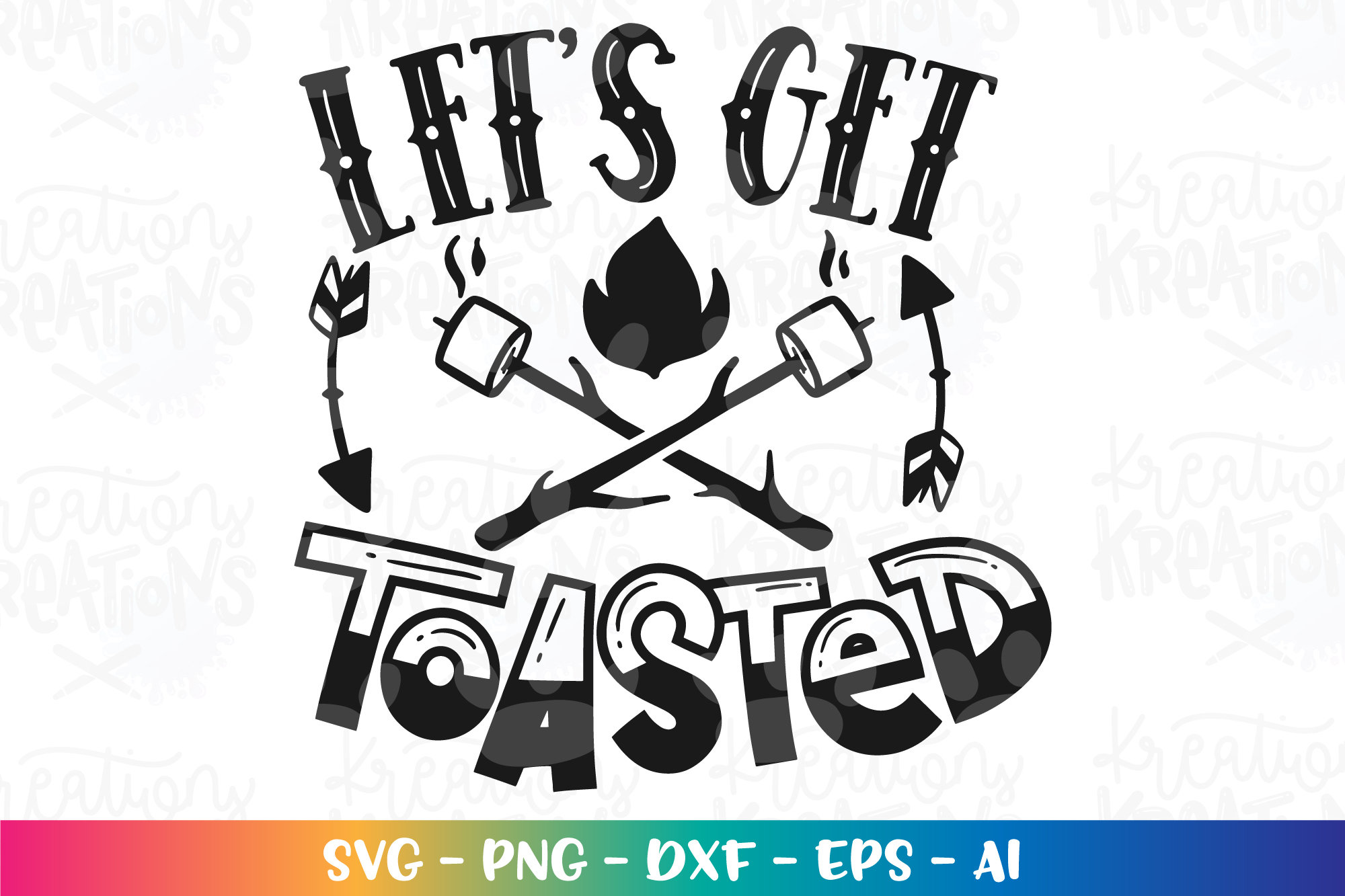 Let's Get Toasted SVG S'mores Camp Camping Shirt Decal - Etsy