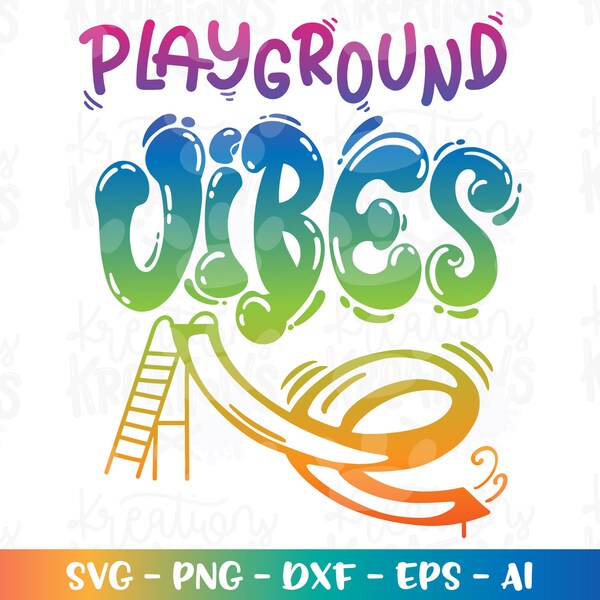 Playground Slide Svg - Etsy