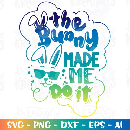 Monster Truck SVG Easter Bunny Cut File for Cricut Silhouette - Etsy