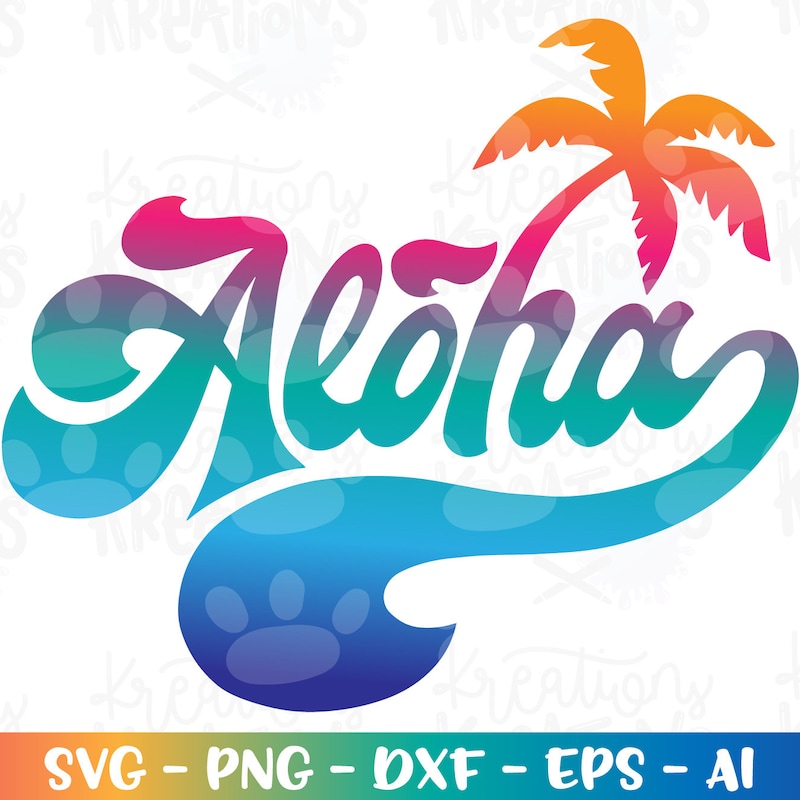 Aloha Svg - Etsy