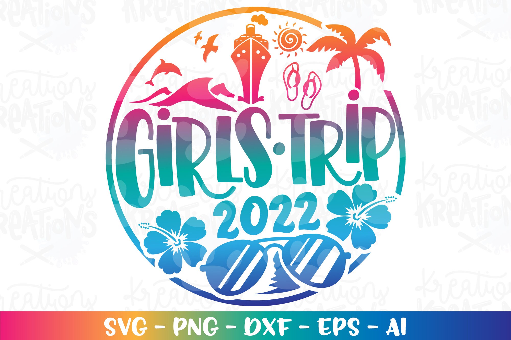 Cruise Ship Svg Girls Trip Cruise Life Emblem Cruisin' | Etsy