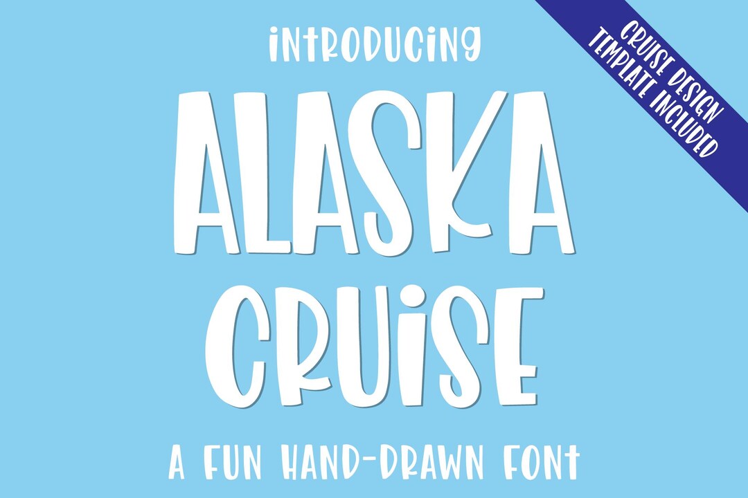 Alaska Cruise Font TTF & OTF Cruise Ship Font Sans Serif Circuit ...