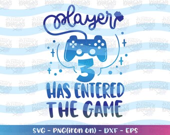 Player 3 Svg | Etsy