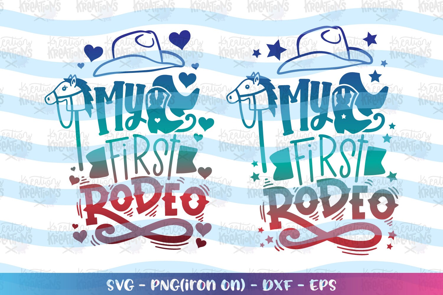 Birthday Rodeo Theme SVG One My First Rodeo Girl Boy Horse | Etsy