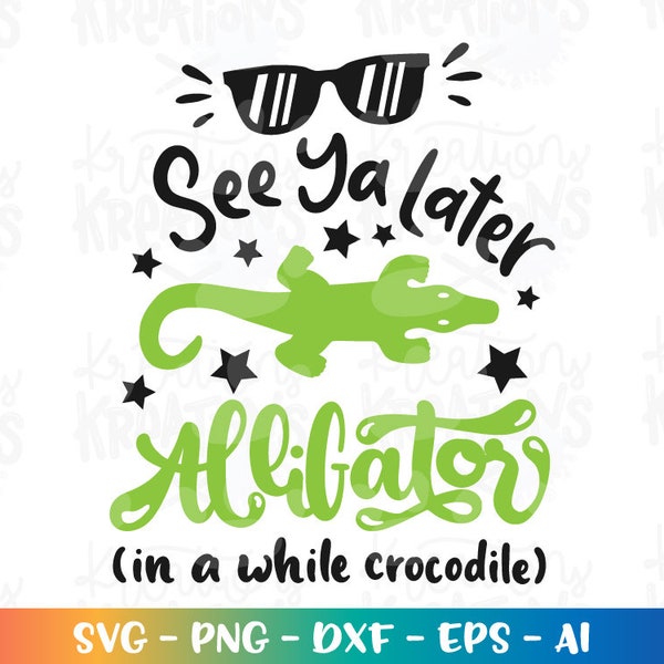 See You Later Alligator - Etsy