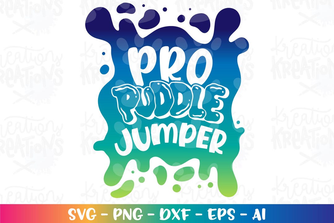 Pro Puddle Jumper Svg Camping Kids Shirt Desgin Hand Drawn Svg Cute ...