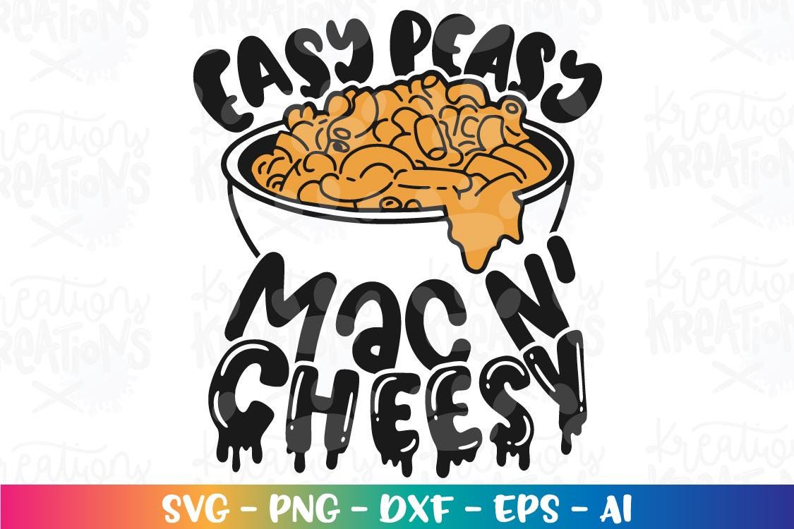 I'm Just Here for the Mac N Cheese Svg Hand Lettered Svg Mac and Cheese ...