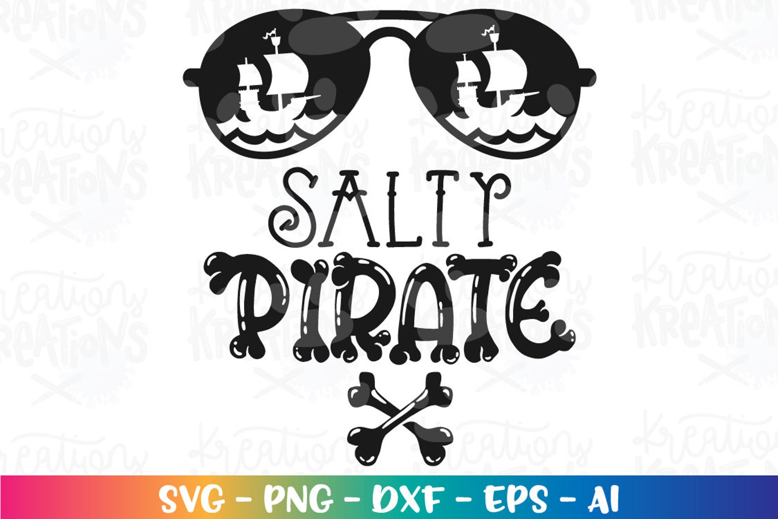 Pirate Life SVG Pirate Sunglasses SVG Cute Pirate Shirt Design | Etsy