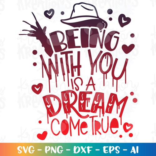 CHA CHA Svg Candy Hearts Funny Horror Valentine's Day - Etsy