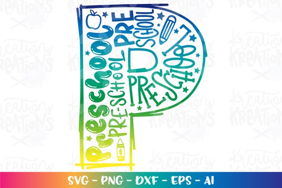 Back to school svg Preschool svg hand lettered hand drawn | Etsy