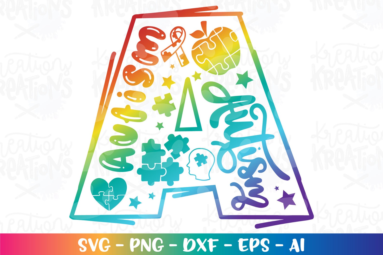 Autism Letter A Svg Autism Elements Awareness Teacher Quotes Cute ...