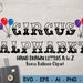 Circus Alphabet Letters CUT FILE Svg Circus Theme Letters SVG Cut ...
