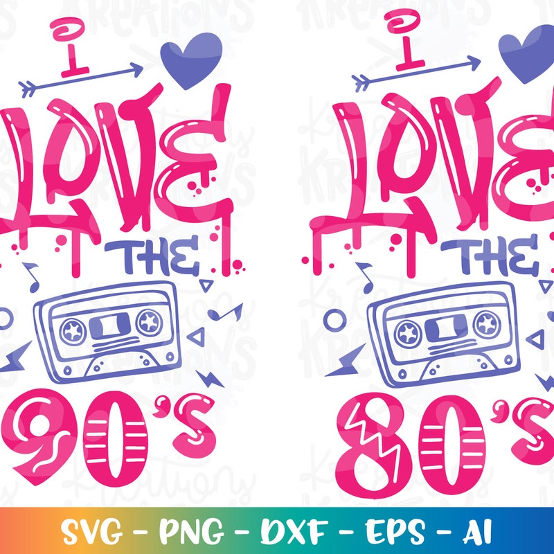 I Love the 80s - Etsy