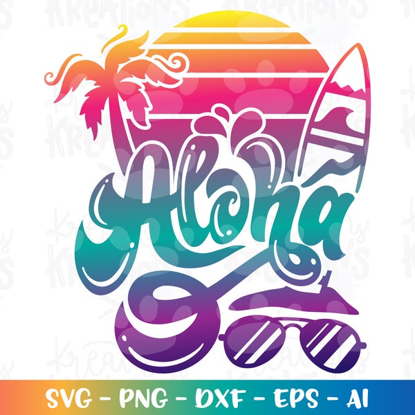 Aloha Svg - Etsy