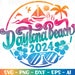 Daytona Beach Svg Summer Beach Emblem 2024 Florida Print Iron on Color ...