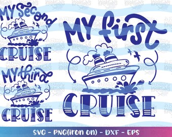 My First Cruise Svg | Etsy