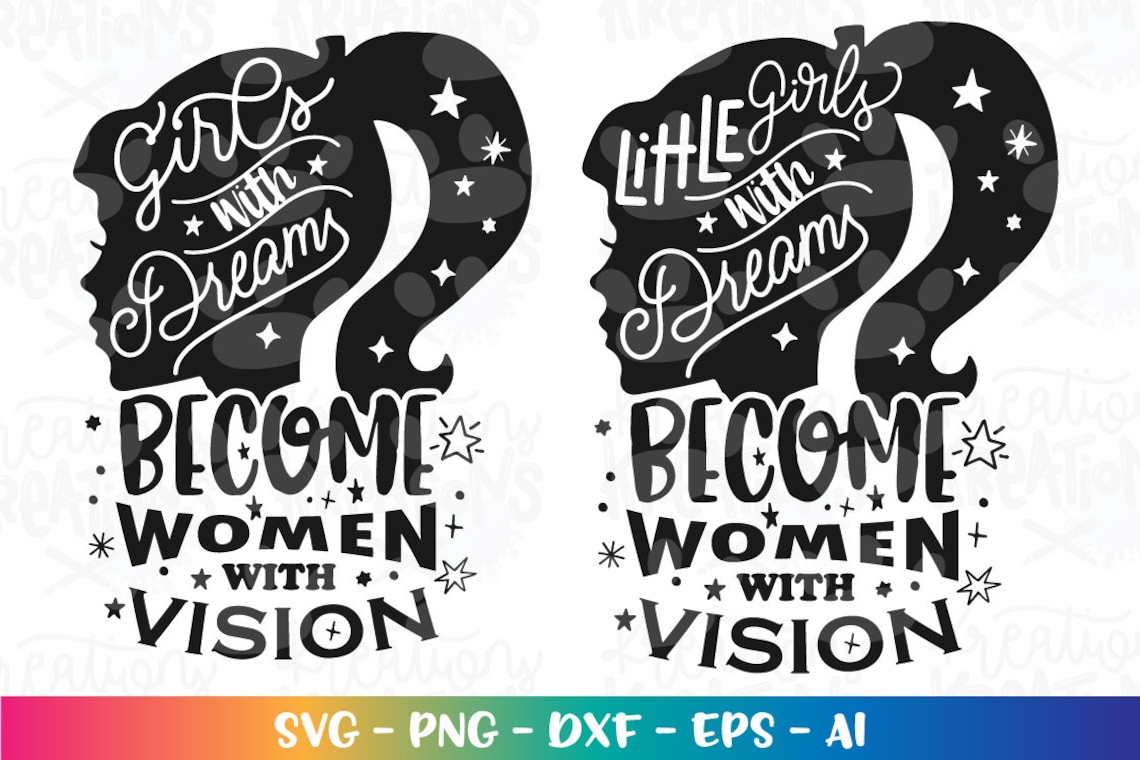 Girl Quote SVG Woman Quote Saying Inspire Women's Day | Etsy