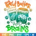 Halloween SVG Peanut Butter and BRAINS Svg Funny Zombie Kids - Etsy