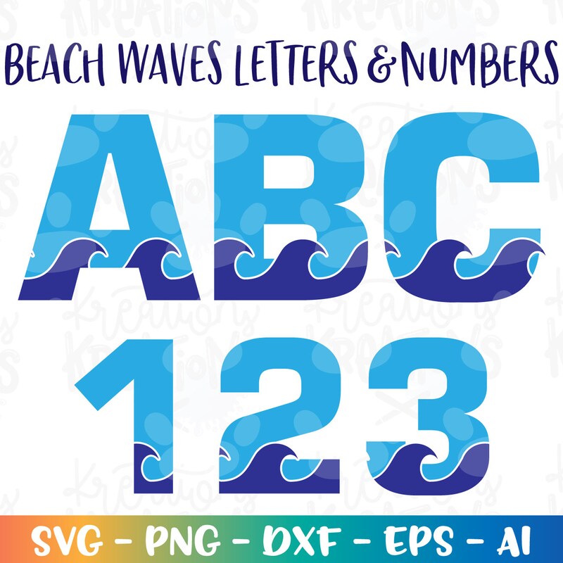 Surf Letters - Etsy