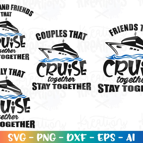Friends That Cruise Together Stay Together Image - Etsy