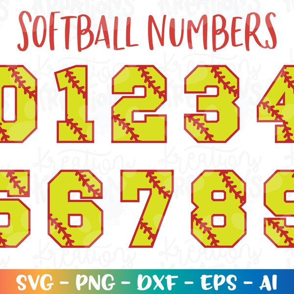 Softball Svg - Etsy