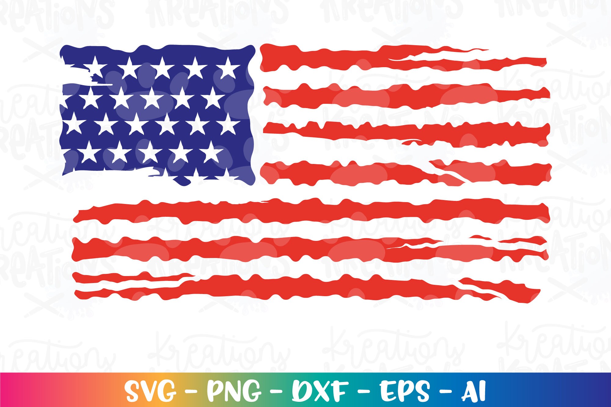 American Flag Distress Svg American Flag Usa Flag Distressed - Etsy