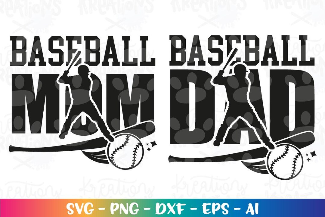 Mom and Dad Baseball Svg Dirt Mom Dad Shirt Design Print Iron on Design ...