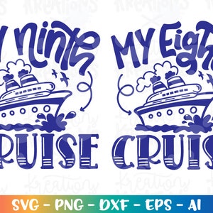 My First Cruise Svg 1st - 11th Cruise Bundle Cute Ship Kids Baby Cruise ...