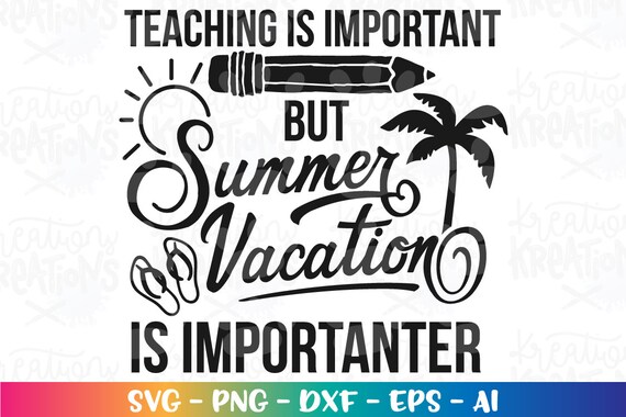 Teacher Summer Vacation Clip Art