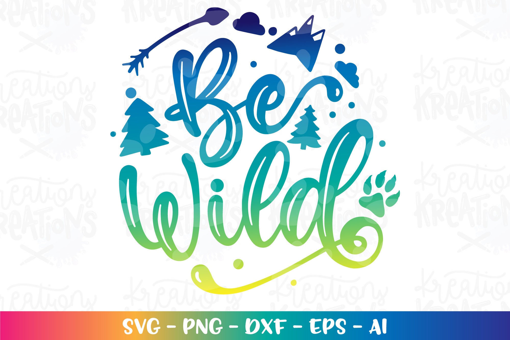 BE WILD Svg Camping Quotes Kids Shirt Desgin Cute Print Iron on Cut ...