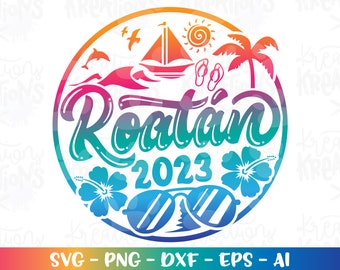 Roatan Svg - Etsy