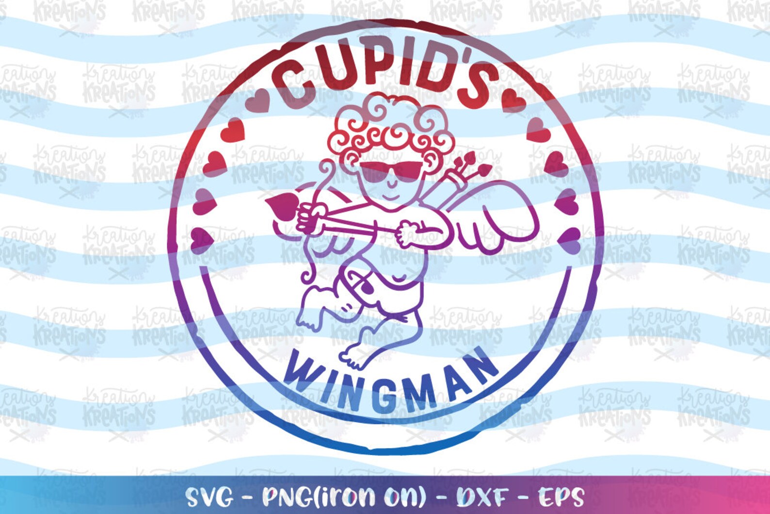 Cupid's Wingman Svg Hand Drawn Svg Cute Valentine Cupid - Etsy