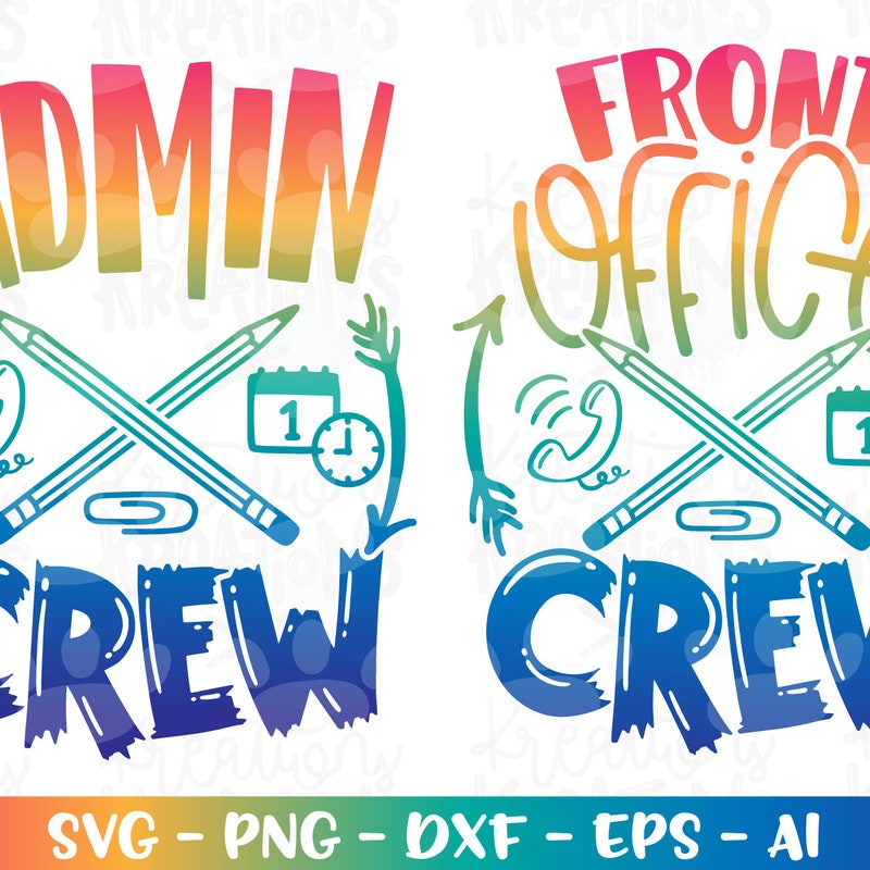 Office Crew Svg - Etsy