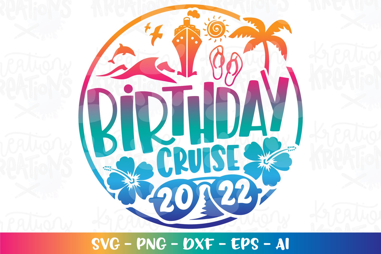 Cruise Ship Svg Birthday Cruise Emblem Cruisin' Cruise - Etsy
