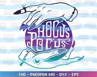 Halloween Svg Hocus Pocus SVG Witch Crystal Ball Print Iron on - Etsy
